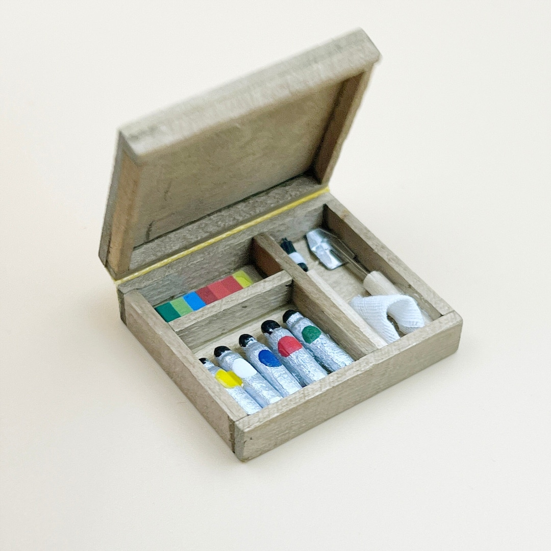 Miniature Paint Color Box Miniatures Dollhouse Miniatures Home ...