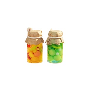Miniature Canned Fruit Model Miniature Can Food Miniatures Dollhouse ...