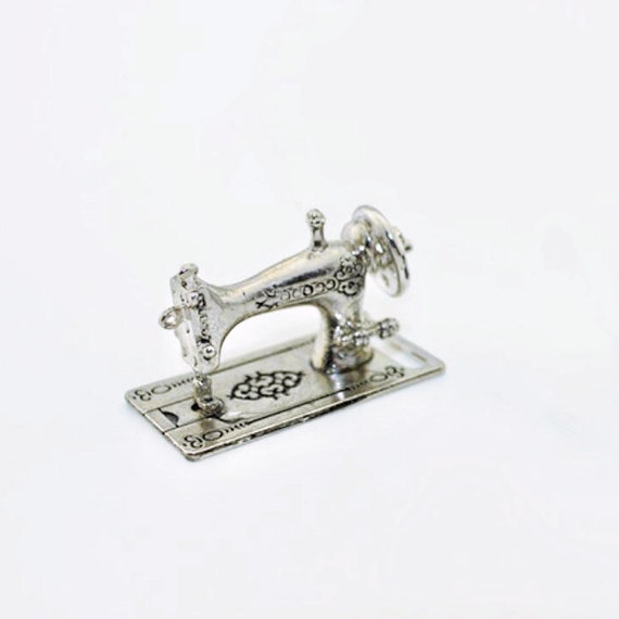 Miniature Sewing Machine Miniatures Dollhouse Miniatures Home | Etsy