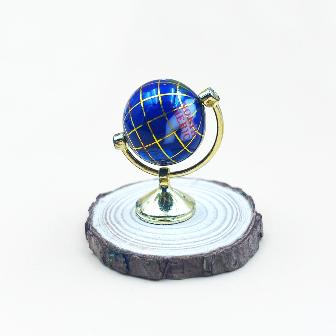 Miniature Planet Globe Diorama Miniatures Dollhouse Miniatures Home ...