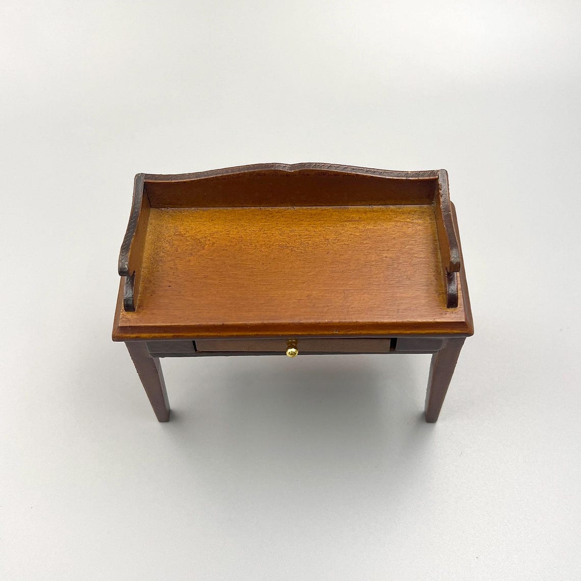 Miniature Wooden Desk Mini Table Miniature Furniture Dollhouse ...