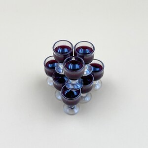 Miniature Wine Cup 10pcs/set Miniatures Food Drink Dollhouse Miniatures ...