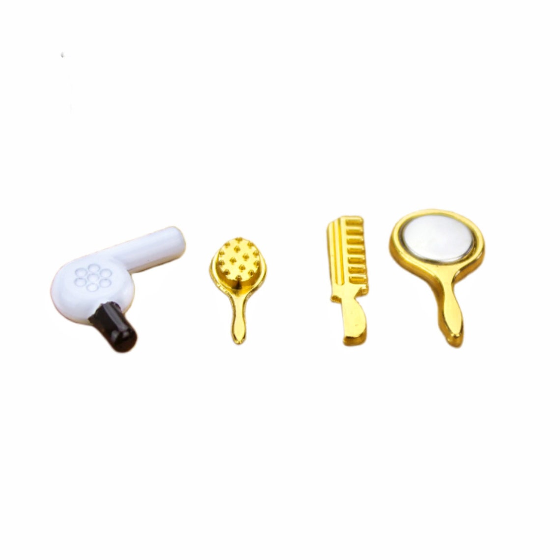 Miniature Hair Comb Mirror Set Dollhouse Miniatures Home Decoration ...