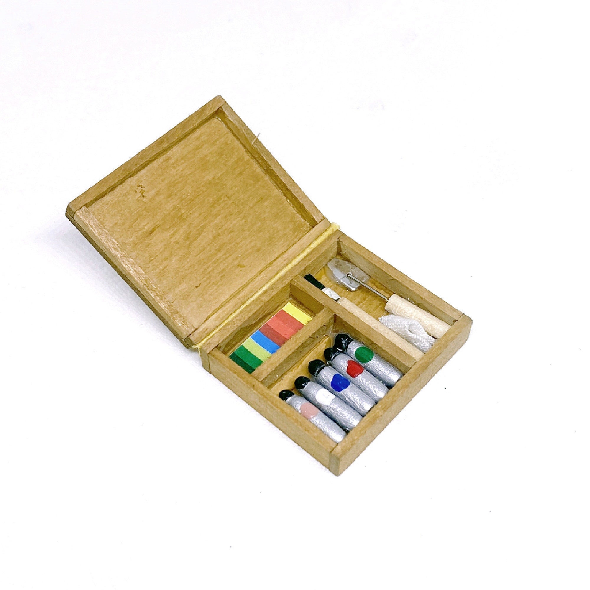 Miniature Paint Color Box Miniatures Dollhouse Miniatures Home - Etsy