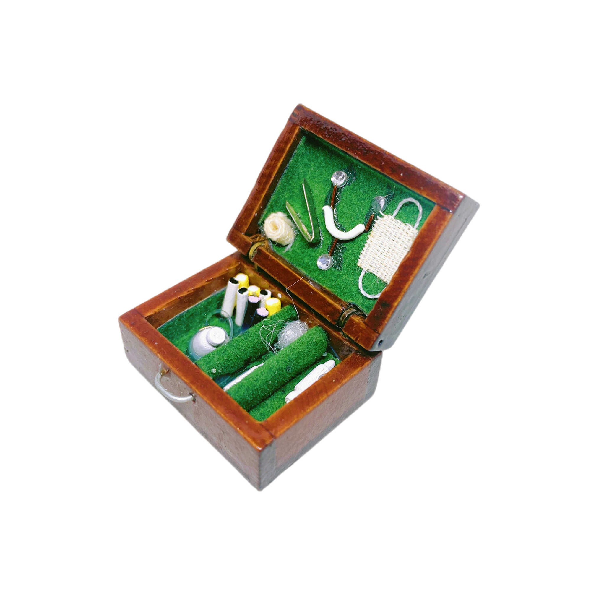 Miniature Medical Box Miniatures Dollhouse Miniature Home - Etsy