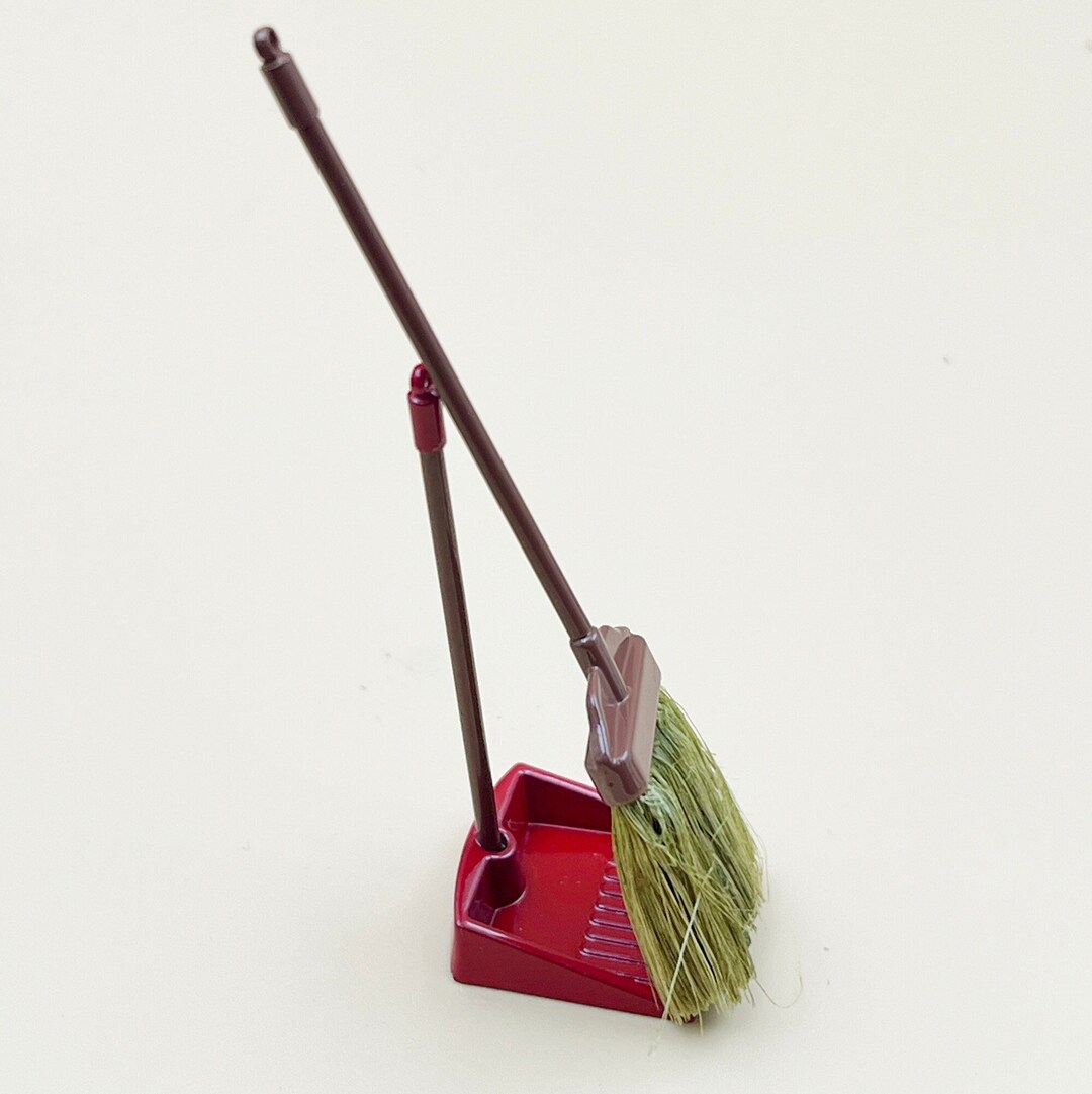 Miniature Broom Dustpan Set Miniatures Dollhouse Miniature Home ...