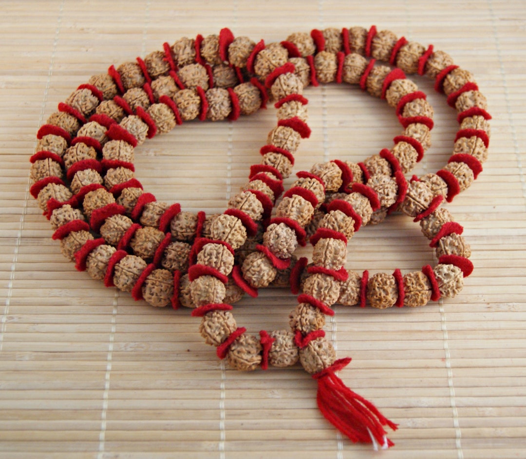 Rudraksha Mala Prayer Beads Baba Mala 1010 - Etsy