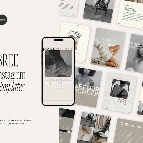 Modern Instagram Template - Etsy