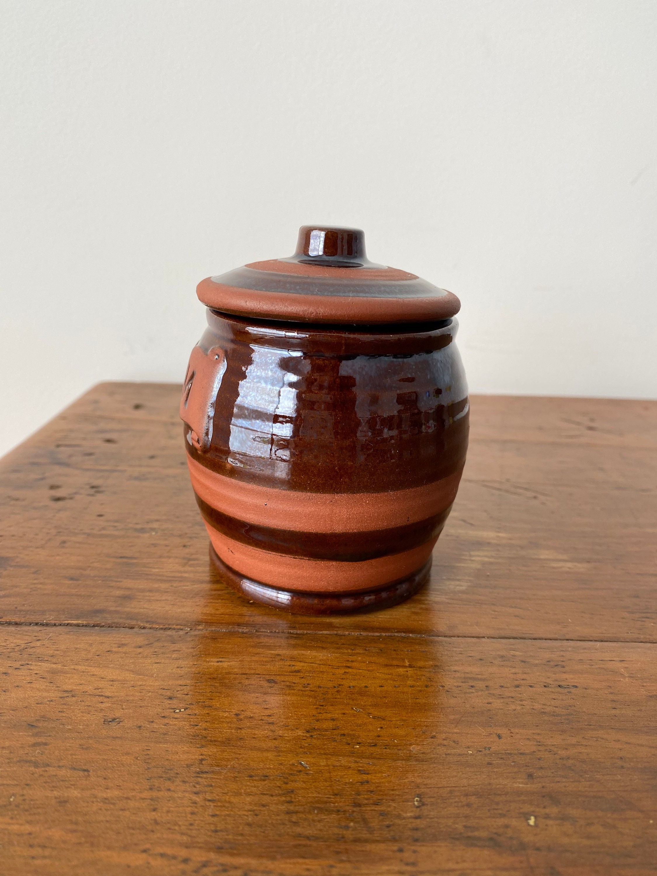 Vintage Japanese Made Ceramic Jam Pot - Etsy