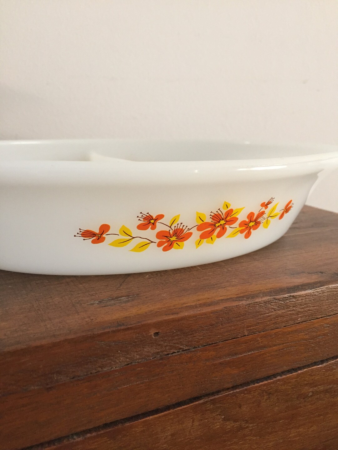 Vintage Retro Crown Ovenware Pyrex Divided Casserole Dish - Etsy