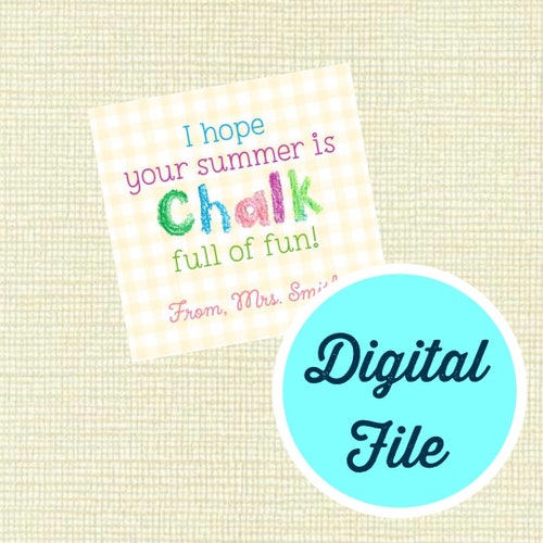 Editable End of Year Gift Tag Summer Full of Laffs Tag End - Etsy Canada