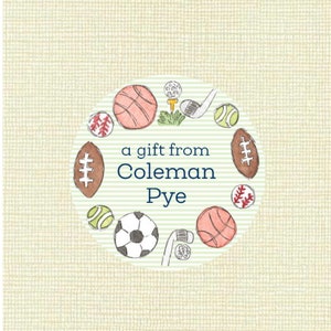 Sports Sticker Gift Tags - Etsy