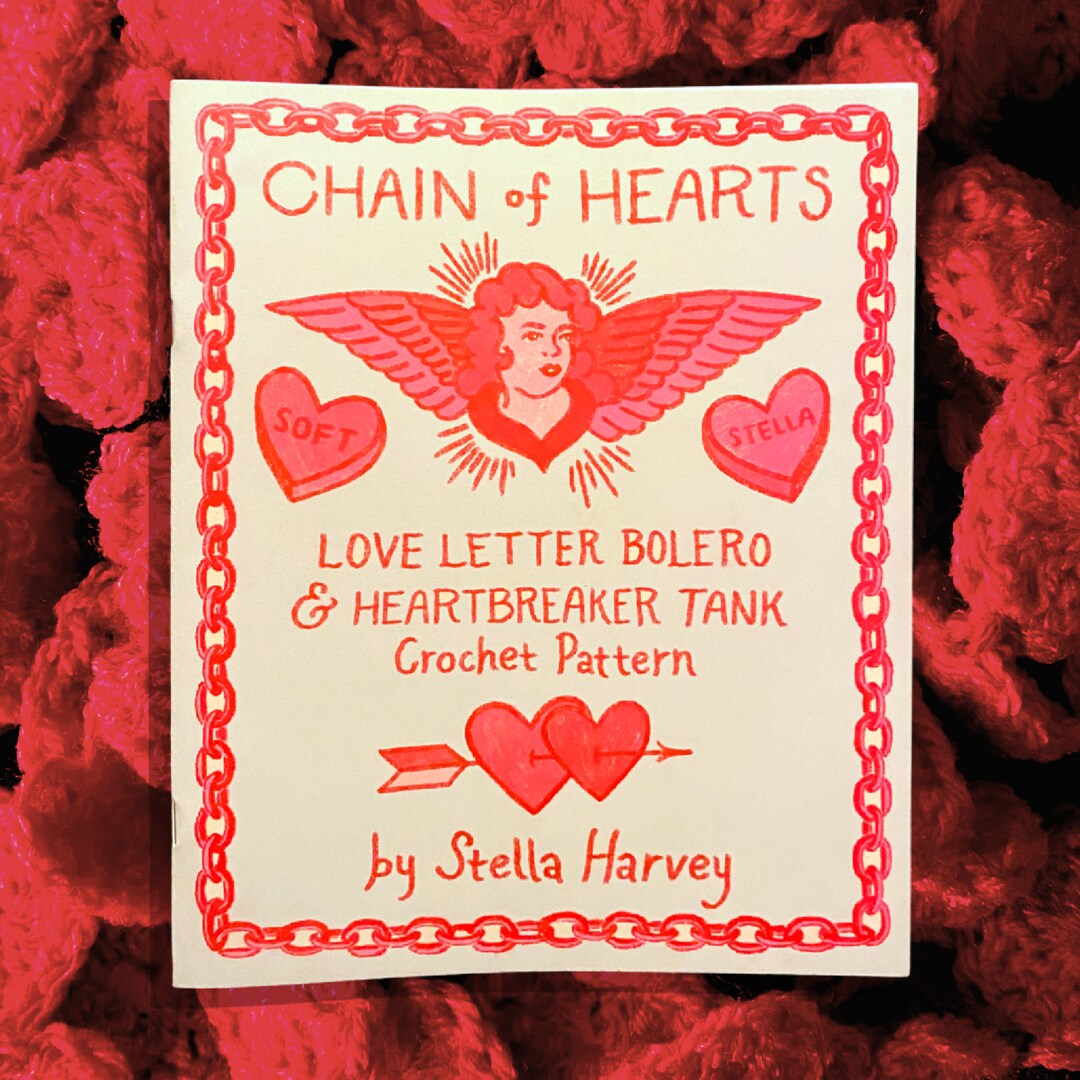 Chain of Heart Crochet Pattern Booklet - Etsy UK