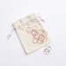 Rose Gold Circle Paper Clips | 25mm Stationery - Etsy