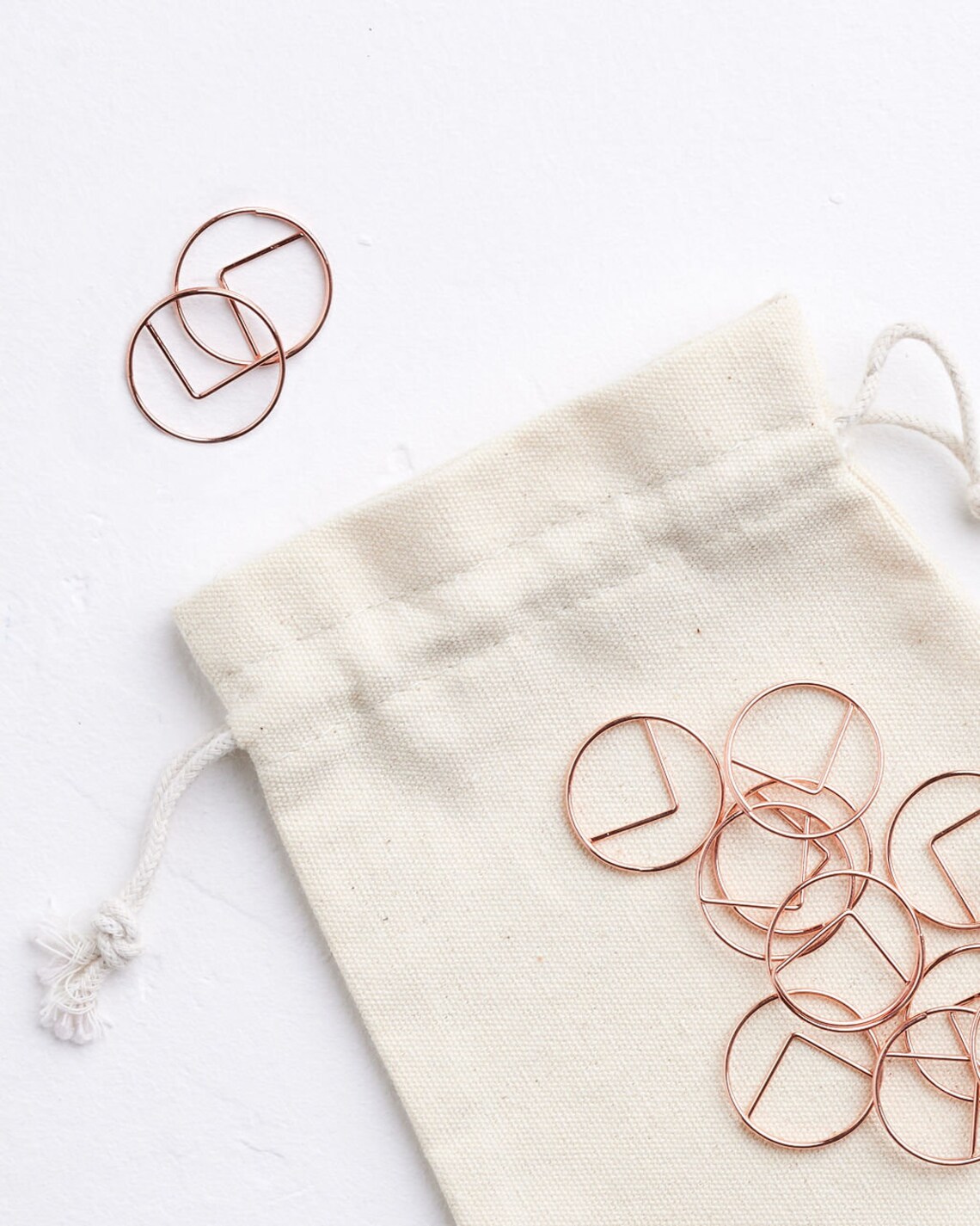 Rose Gold Circle Paper Clips | Wedding Stationery | Wedding Invitations ...