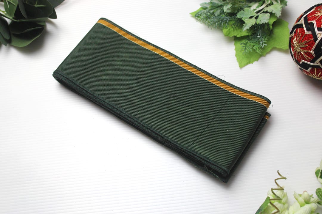 Mens Custom Made Kaku Obi Vintage Japanese Samurai Kimono Sash Belt ...