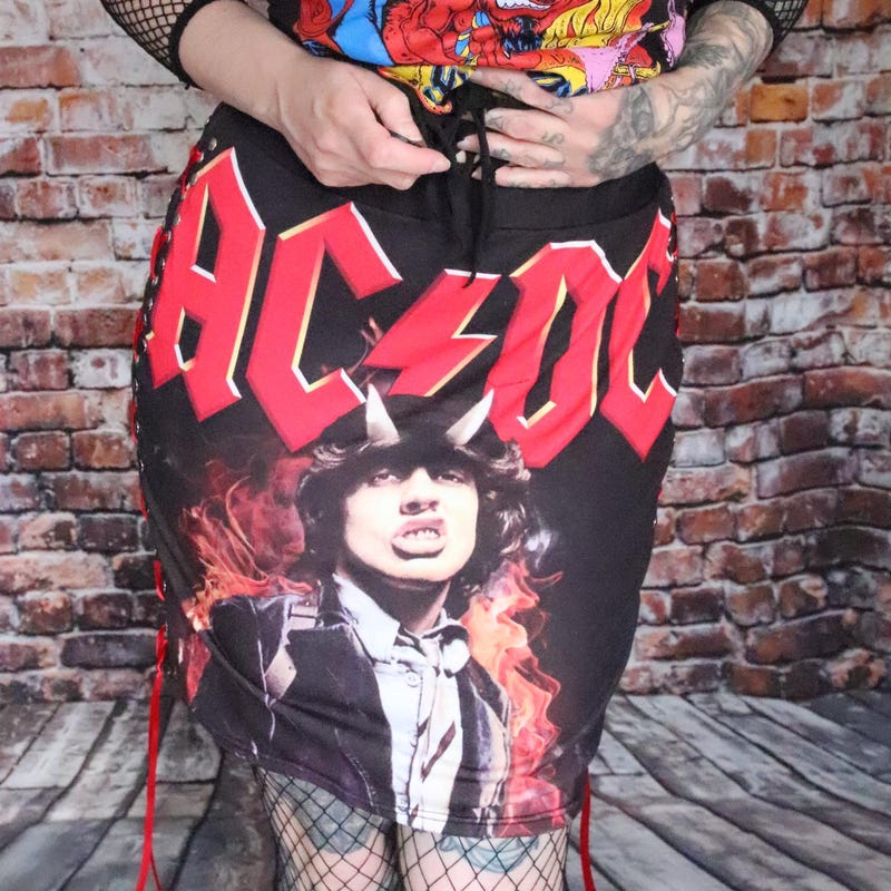 Ac/dc Dress - Etsy UK