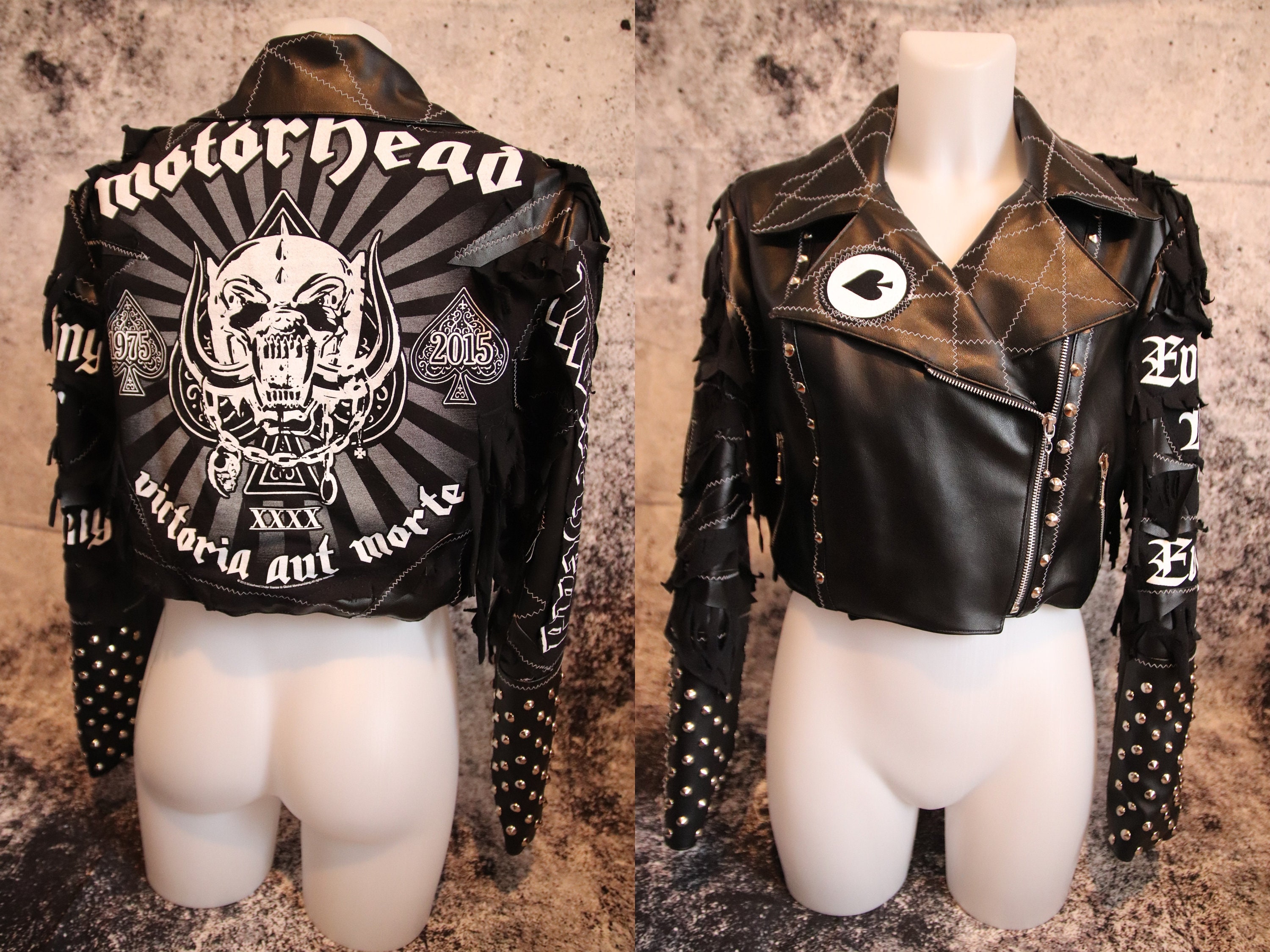 Motorhead Biker Jacket - Etsy Motorhead Biker Jacket - Etsy