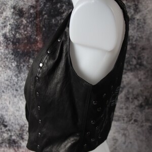 Megadeth Genuine Black Leather Vest - Etsy