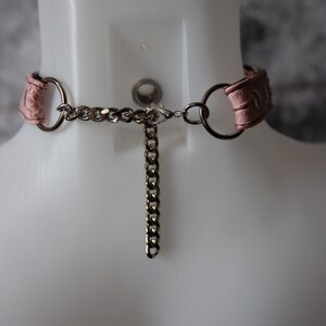 Pink Choker Collar - Etsy