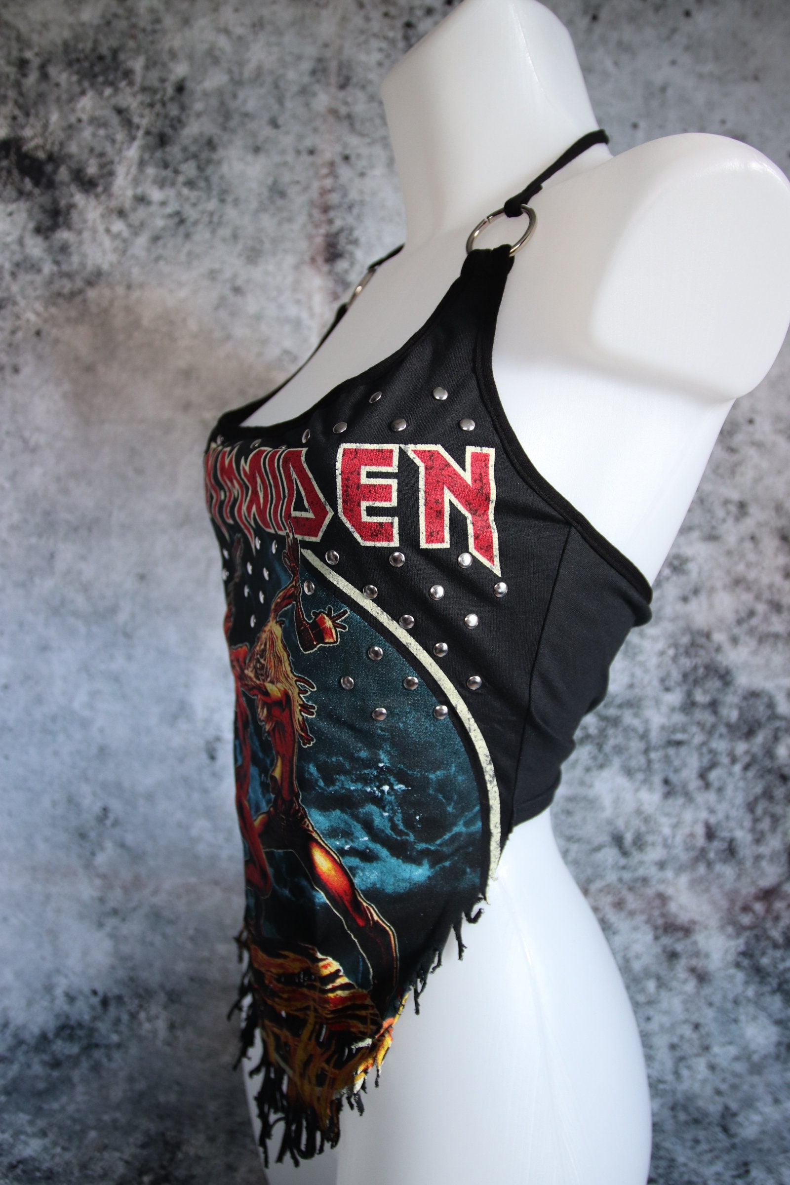 Iron Maiden Battle Halter Top - Etsy