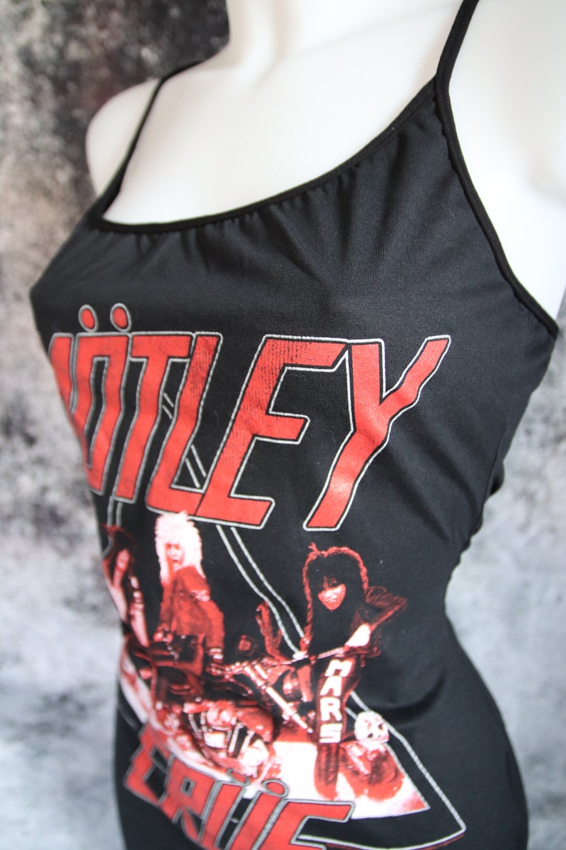 Mötley Crüe Dress Red Logo - Etsy