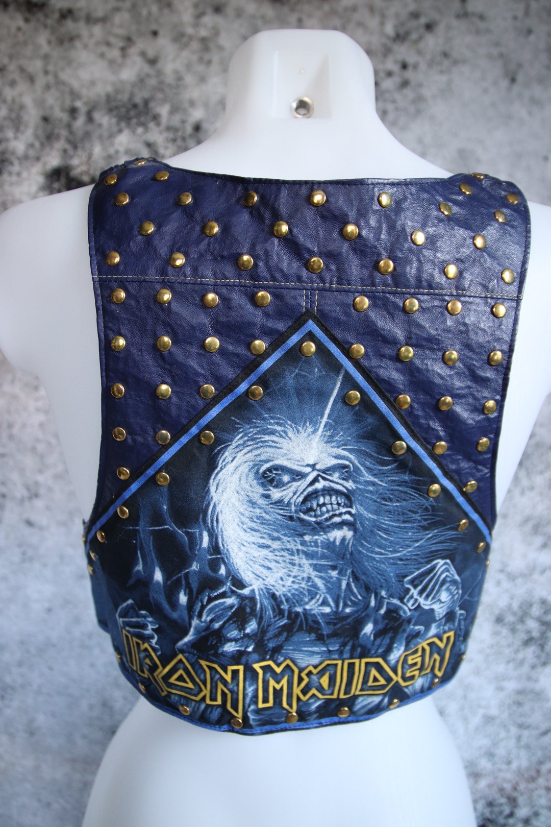 Iron Maiden Dark Blue Bolero Jacket - Etsy