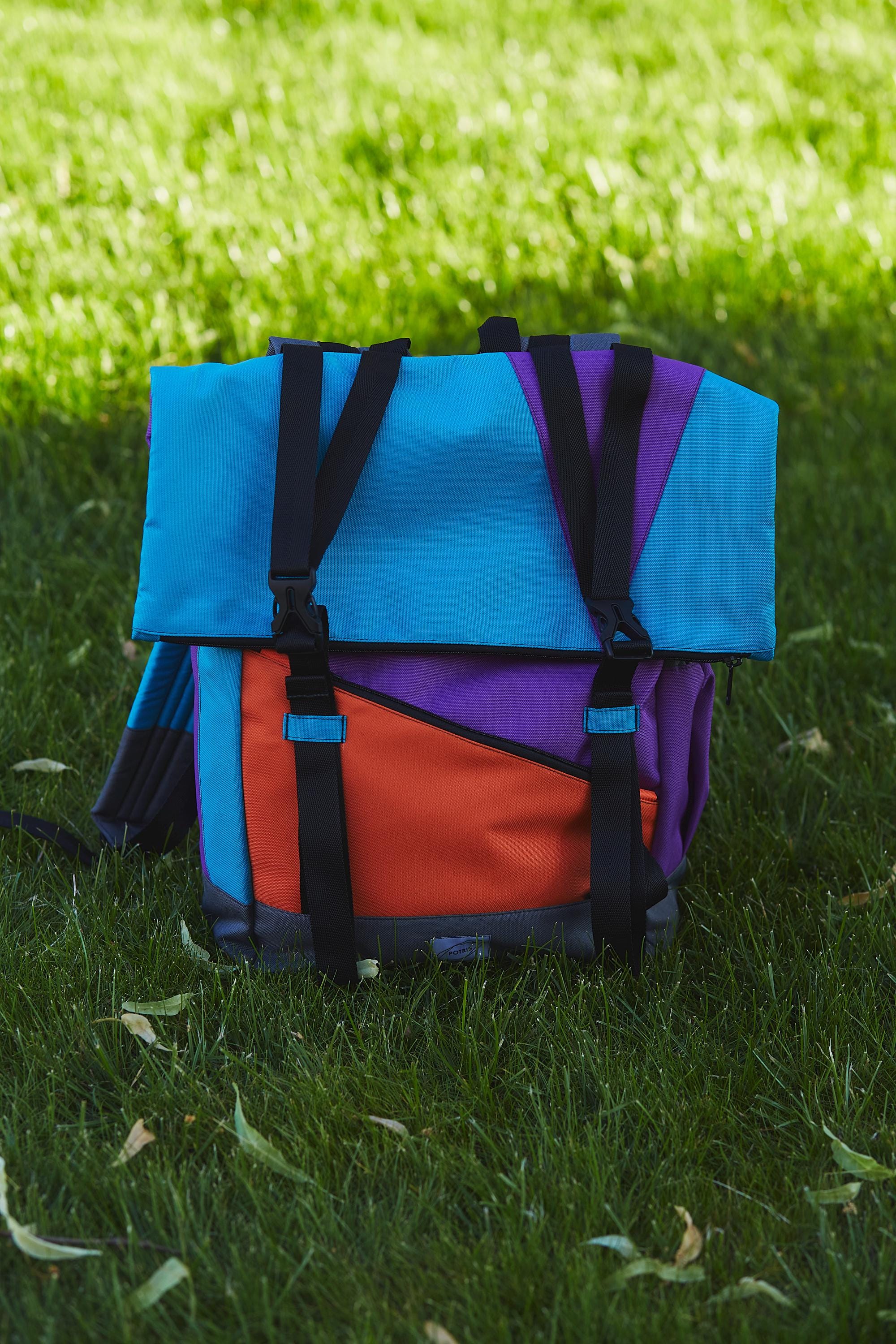 Sustanible Handmade Backpack for Travel Eco-friendly Oxford Rucksack ...