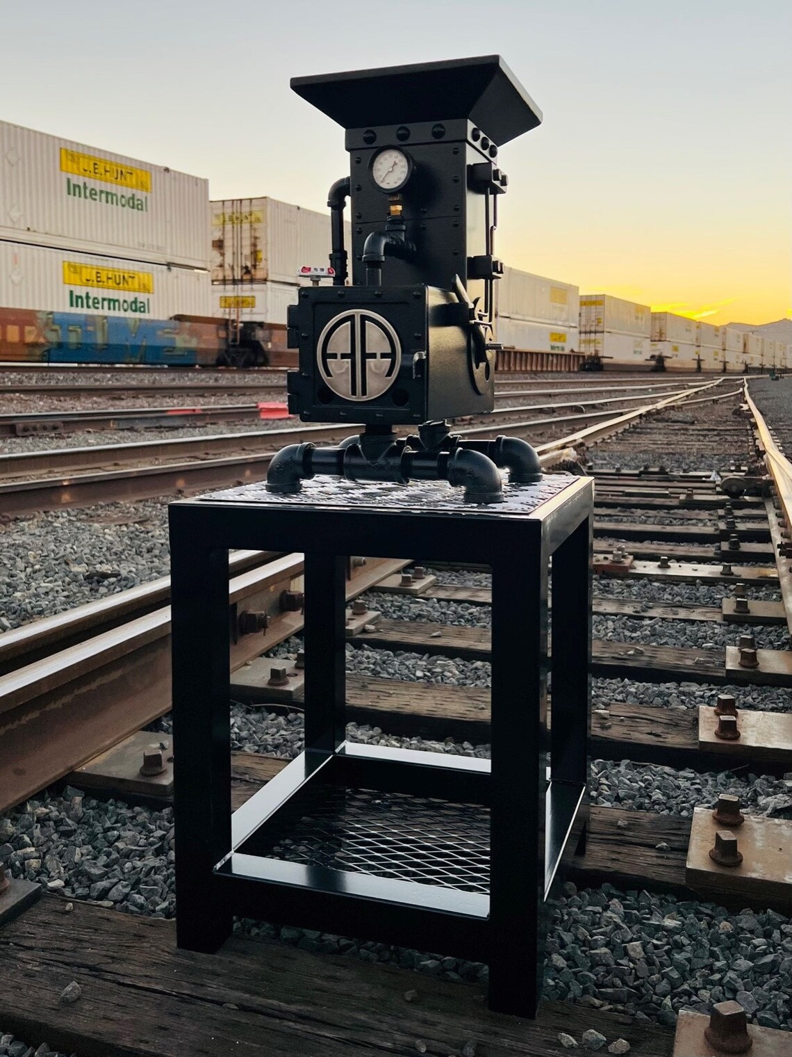 Steampunk ROCKET STOVE Grill Bbq Fire Pit Cooking Heater Camping - Etsy