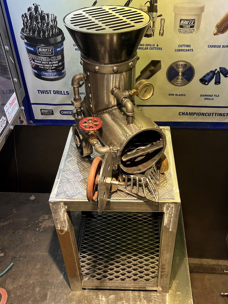 LOCOMOTIVE ROCKET STOVE Grill Bbq Fire Pit Cooking Heater Camping - Etsy