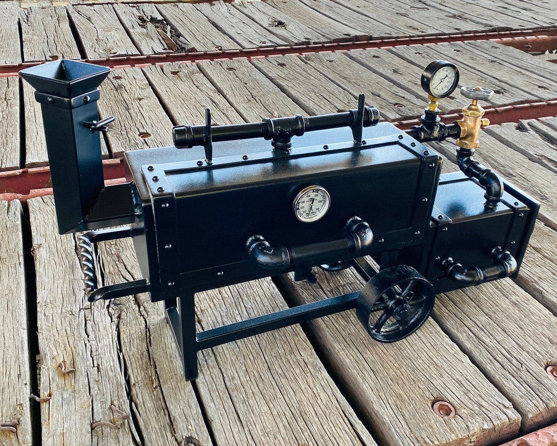 Steampunk Locomotive Mini Smoker, Offset Smoker, Grill, Cooker - Etsy