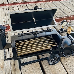 Steampunk Locomotive Mini Smoker, Offset Smoker, Grill, Cooker - Etsy