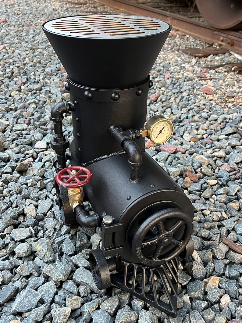LOCOMOTIVE ROCKET STOVE Grill Bbq Fire Pit Cooking Heater Camping - Etsy