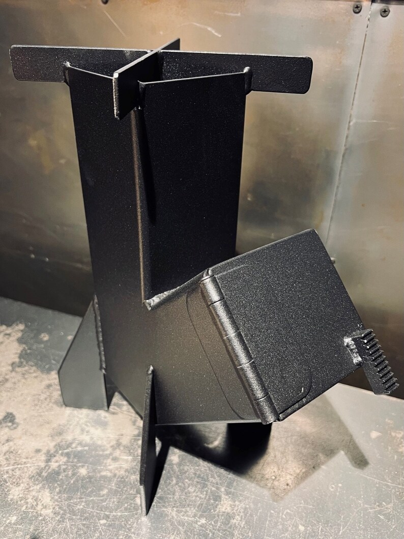 ROCKET STOVE Grill Bbq Fire Pit Cooker Space Heater Camping - Etsy