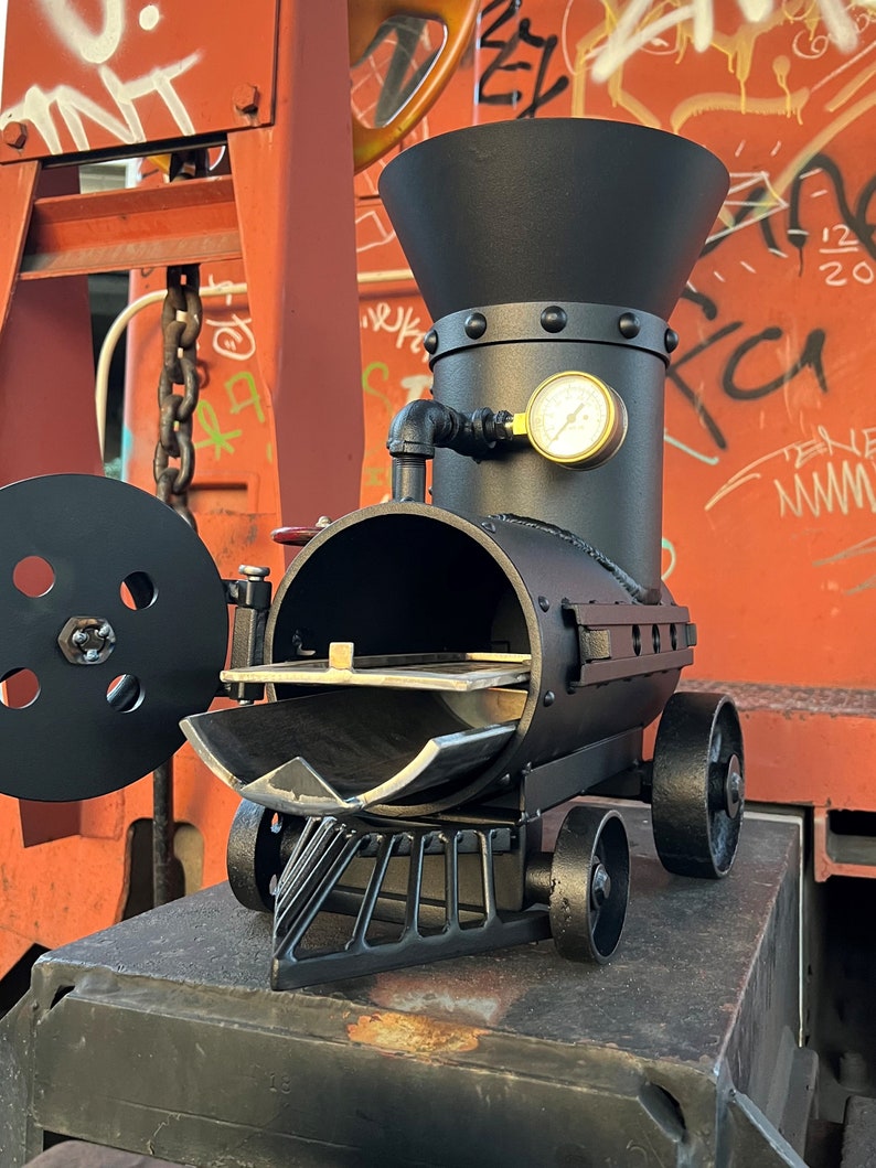 LOCOMOTIVE ROCKET STOVE Grill Bbq Fire Pit Cooking Heater Camping - Etsy