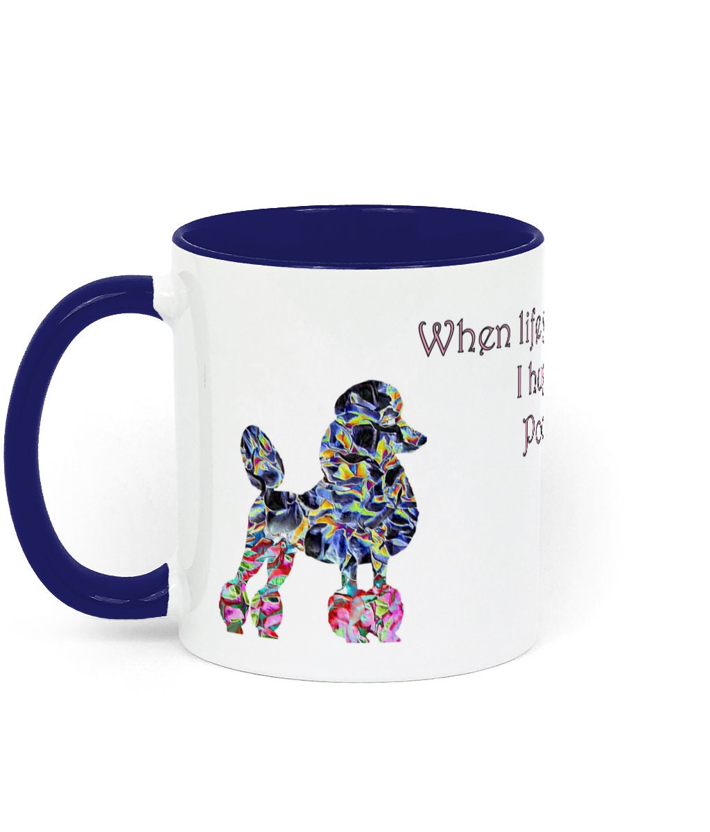 Custom Poodle Mug, Standard Poodle, Poodle, Gift, Birthday Gift, Dog ...