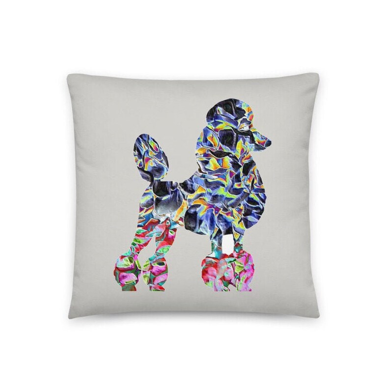 Poodle Sofa Cushion Poodle Pillow Standard Poodle Poodle - Etsy