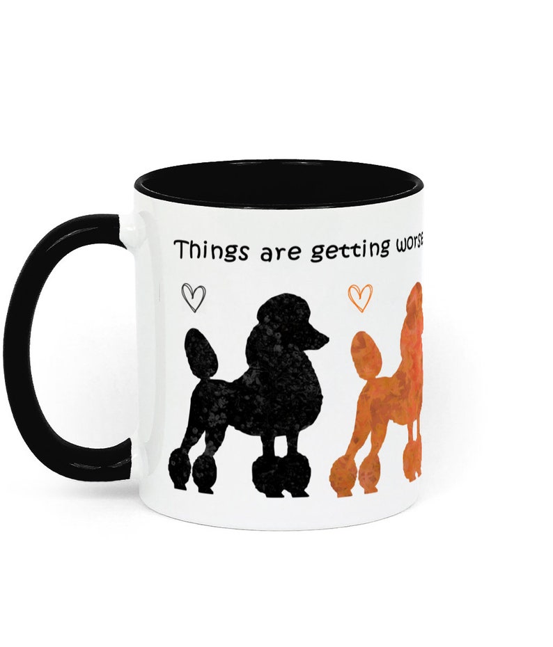 Poodle Mug Standard Poodle Mug - Etsy UK
