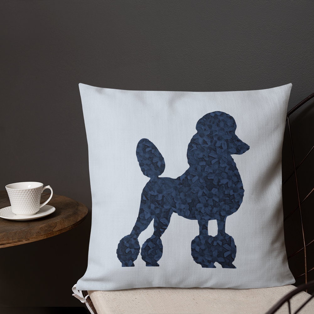 Poodle Cushion Poodle Throw Pillow Poodle Sofa Cushion - Etsy UK