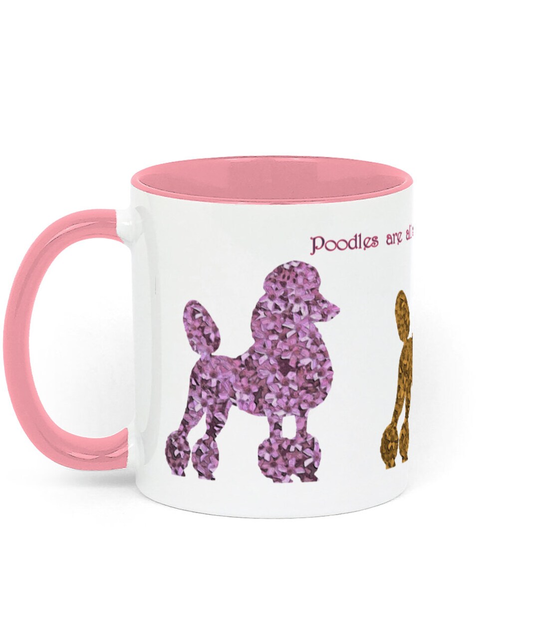 Poodle Mug, Standard Poodle Mug, Colourful Poodle Mug, - Etsy