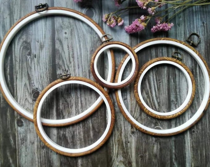 Embroidery Hoops Set Plastic Embroidery Hoop,cross Stitch Hoop Ring ...