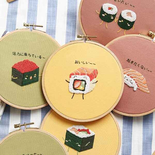 Food Embroidery - Etsy