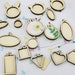 Mini Wooden Embroidery Hoops,mini Embroidery Frame,cute Stitching Hoop ...