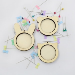 Mini Wooden Embroidery Hoops,mini Embroidery Frame,cute Stitching Hoop ...