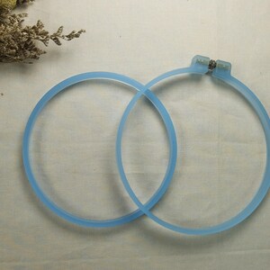 Embroidery Hoop Set 5 Pieces Plastic ,cross Stitch Hoop Transparent ...