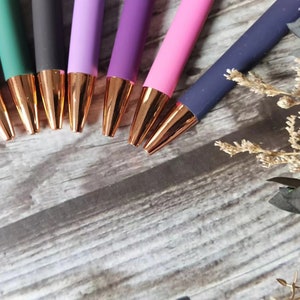Custom Wedding Rose Gold Pens, Personalized Business Pens, Bulk Custom ...