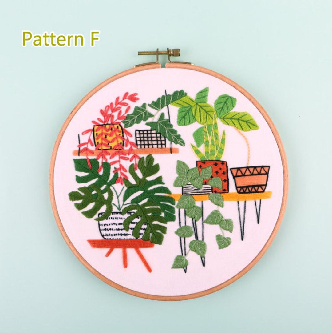 Hand Embroidery Kit Beginner|sweet Flower Embroidery Pattern|embroidery ...