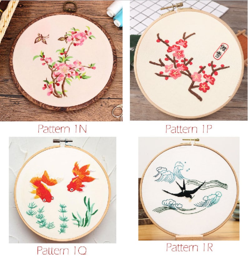 Chinese Ancient Style Embroidery Kitcreative Flora and Fauna - Etsy
