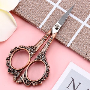 Floral Embroidery Scissors, Vintage Style Scissors, Vintage Antique ...