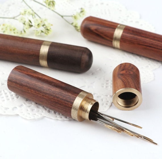 Wooden Needle Case Embroidery Needle Case Needle Storage - Etsy
